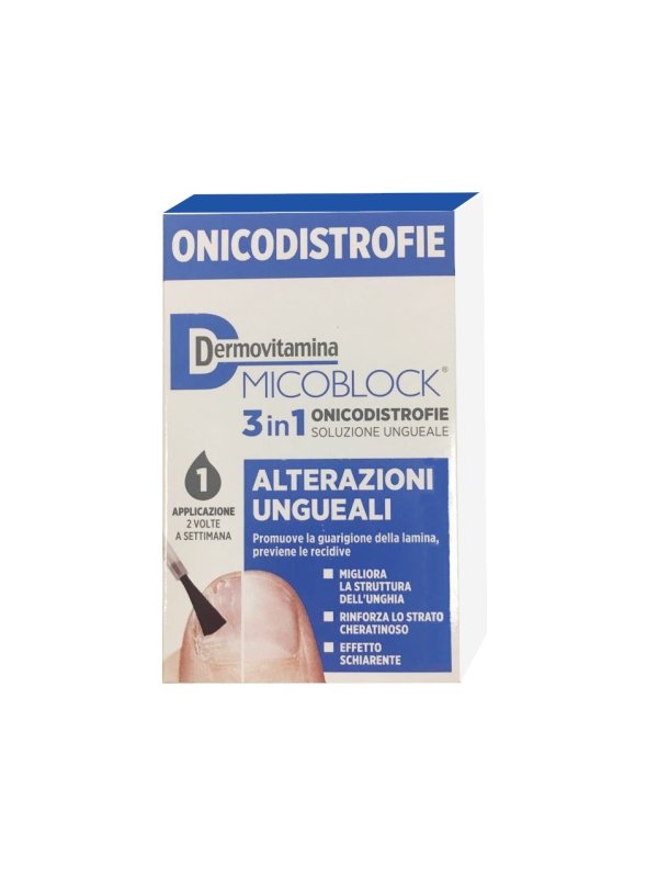DERMOVITAMINA MICOBLOCK ONICODISTROFIE SOLUZIONE UNGUEALE 7 ML