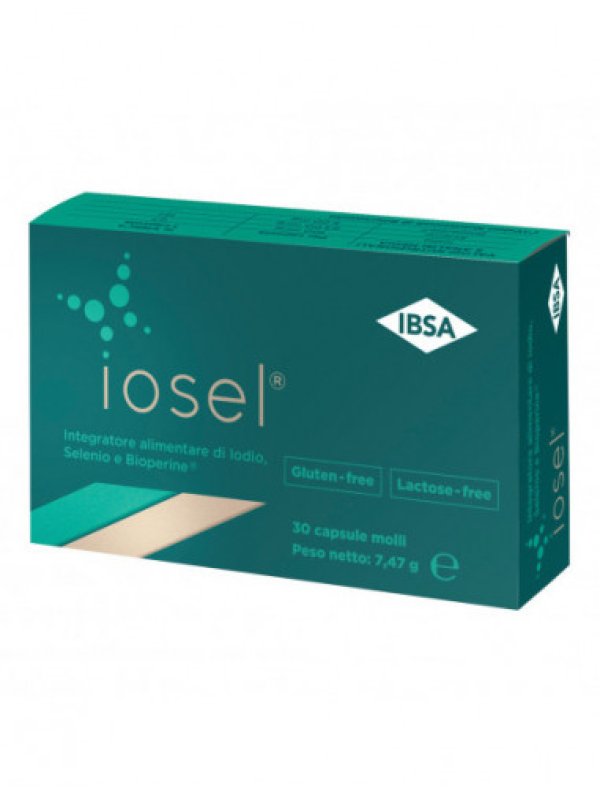 Iosel - Integratore per la Funzionalità della Tiroide - 30 Capsule