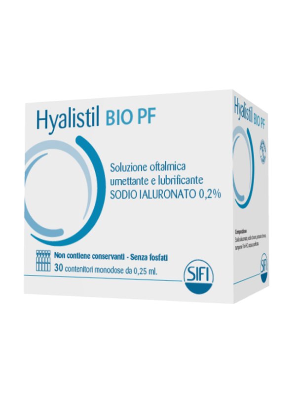 Hyalistil Bio PF - Collirio Monodose Lubrificante con Acido Ialuronico ...